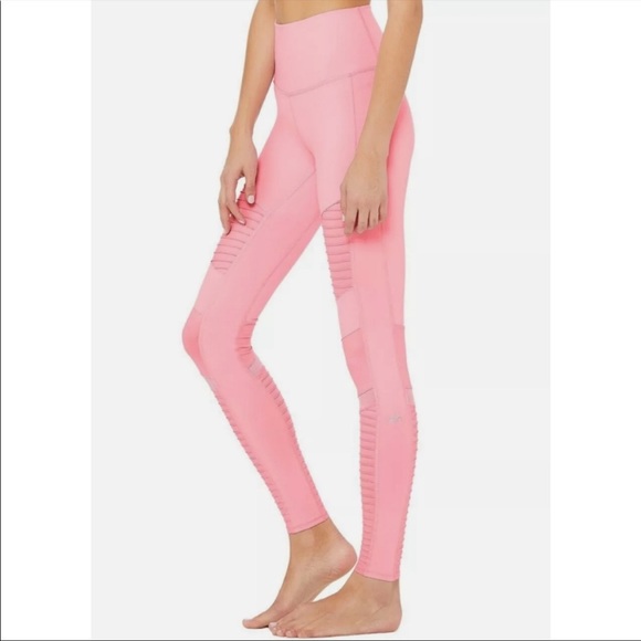 ALO Yoga | Pants & Jumpsuits | Alo Yoga High Waist Moto Legging ...